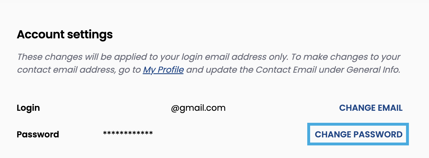 How do I change my login email or password? – Creator Support